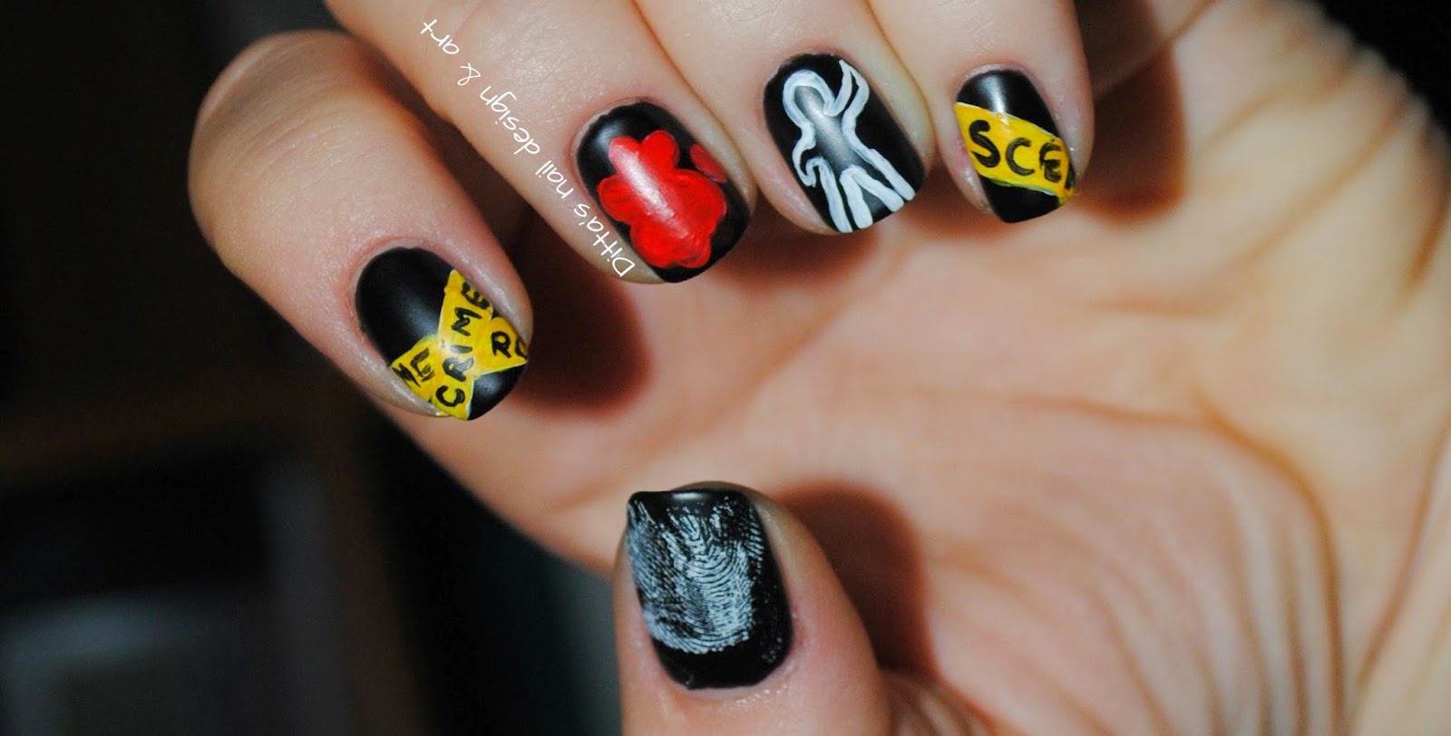 Ditta's nail design & art : Alphabet nail art challenge - Letter C