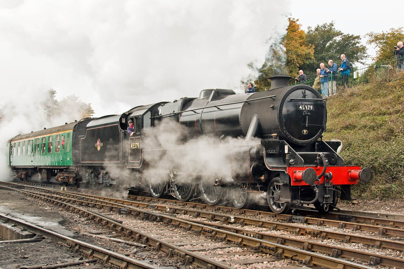 47s and other Classic Power at Southampton: Mid-Hants Autumn Steam Gala ...