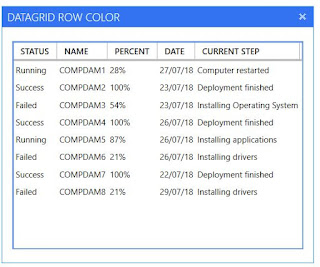 Change datagrid rows color depending of a value | Syst & Deploy