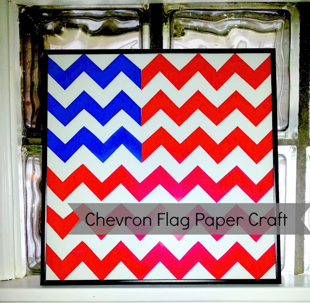 Home Life: Chevron Flag Paper Craft
