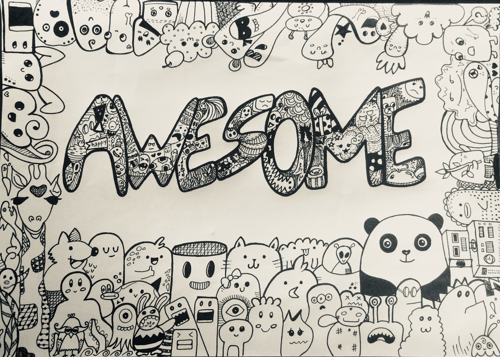 AWESOME DOODLE ART
