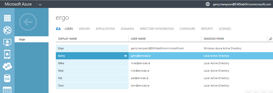Gerry Hampson Device Management: Microsoft Azure App Access Panel