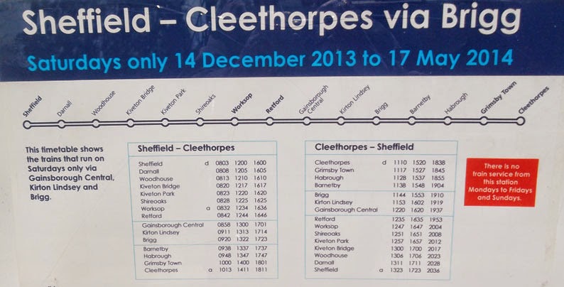 Nigel Fisher's Brigg Blog: NEW BRIGG TRAIN TIMETABLE ON THE HORIZON