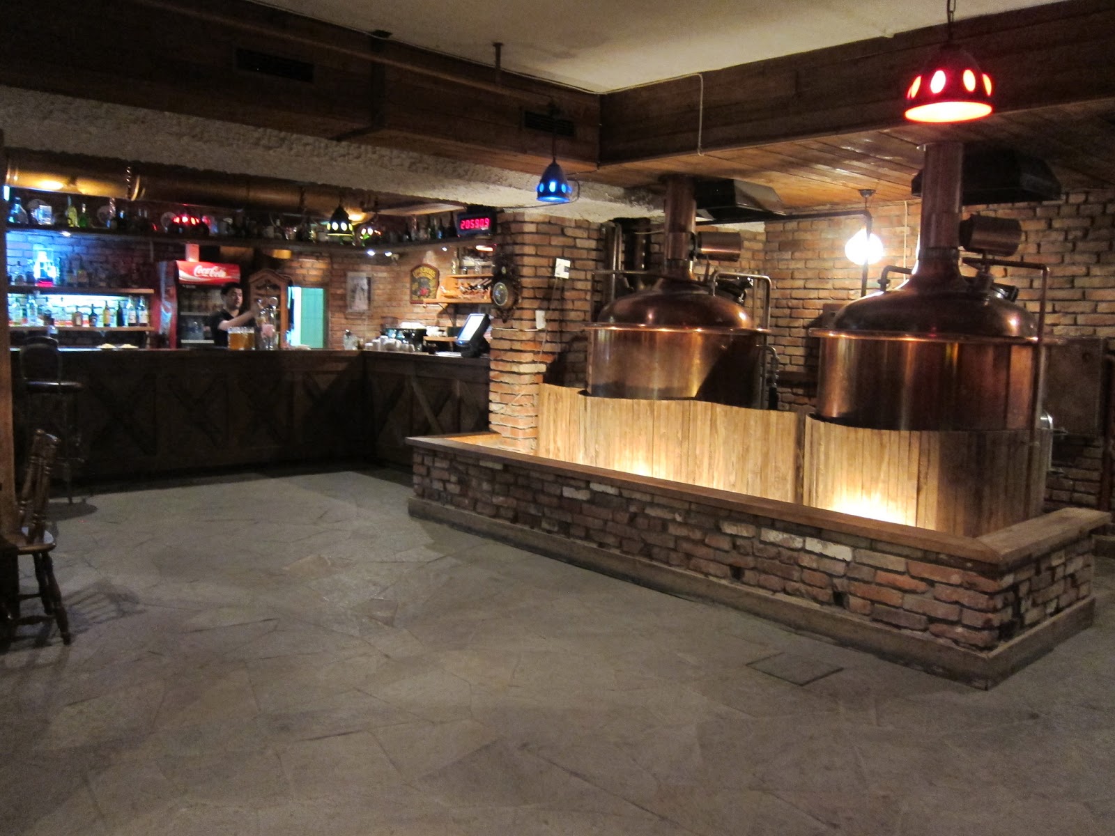 Aktobe Pictures: Dinner at the German Pub/Restaurant in a corner of Aktobe.