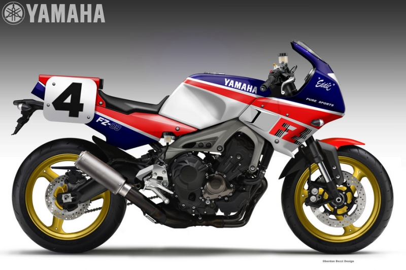 VOROMV Moto: Yamaha FZ-09 "Eddie" por Oberdan Bezzi. ¡¡¡señores ...