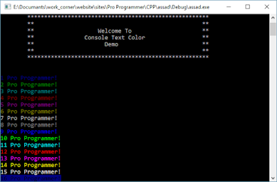 How to Change Color of Text in C++ - PProgramming