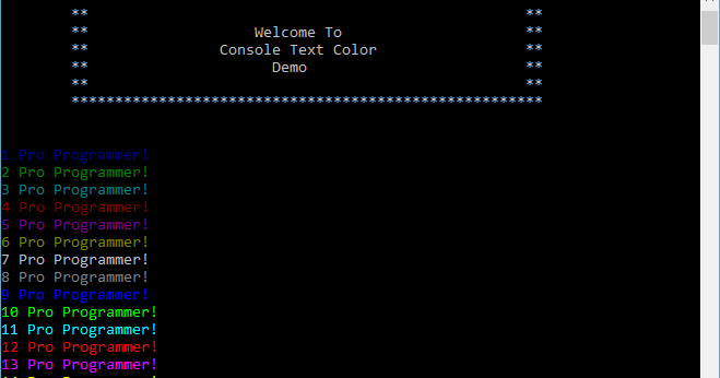 How to Change Color of Text in C++ - PProgramming