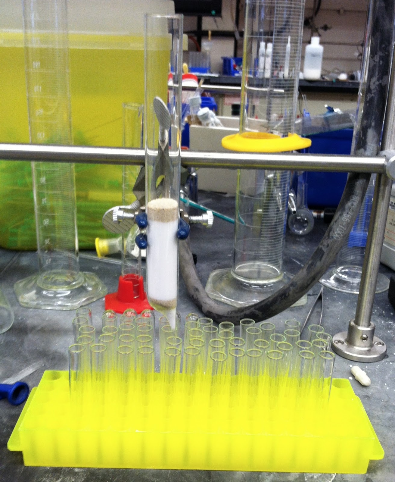 Open Flask: Column Chromatography....seems silly now.