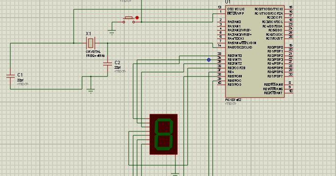PIC Programming: 7 Segment Dispaly using assembly