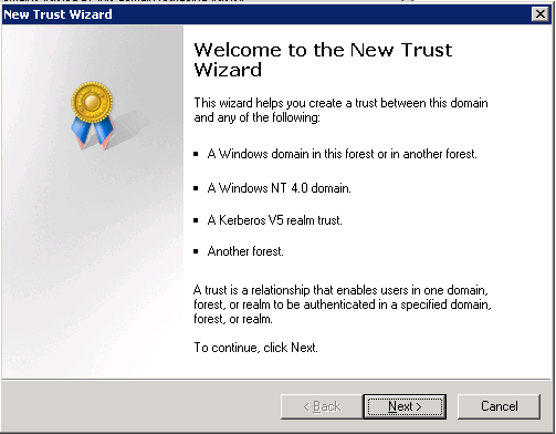 Create Windows Trust between two domains | TechCrumble