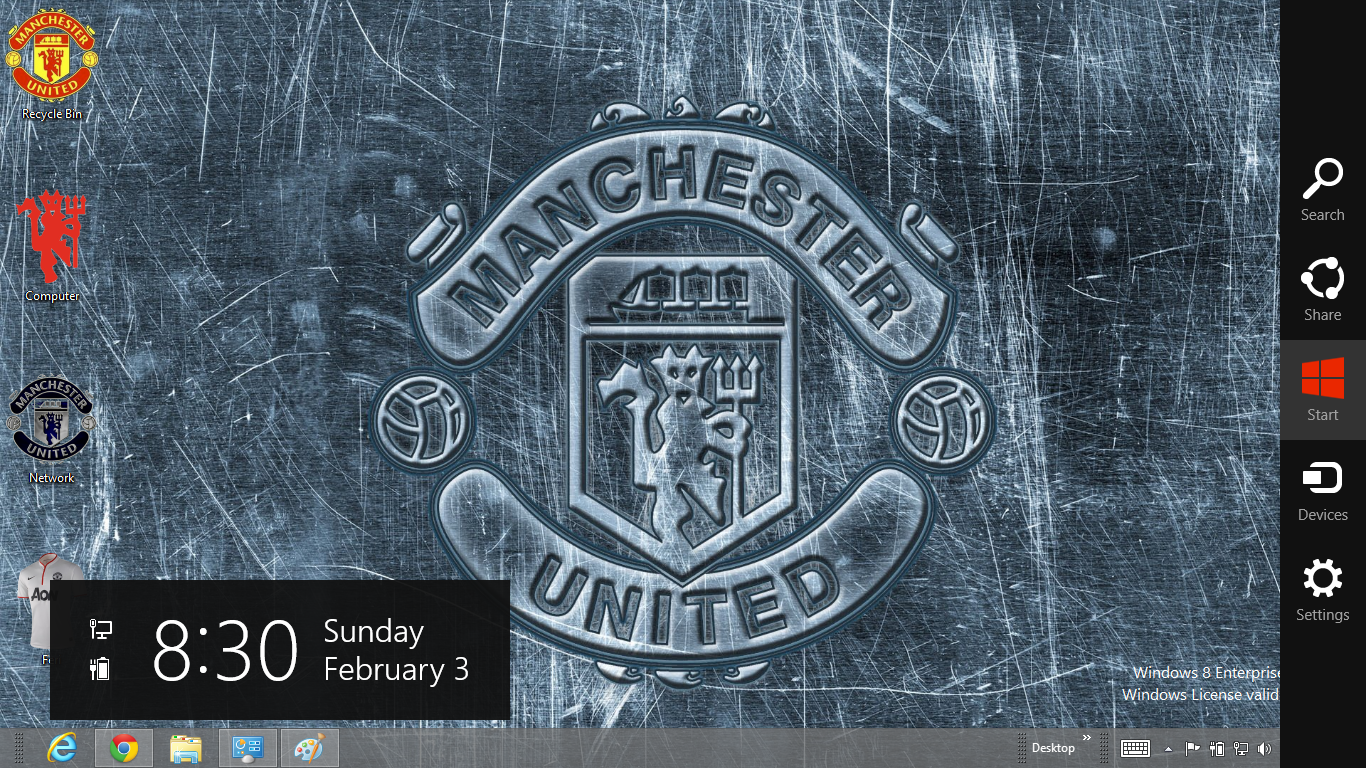 Download Tema Manchester United 2013 Untuk Windows 7 | Ouo Themes