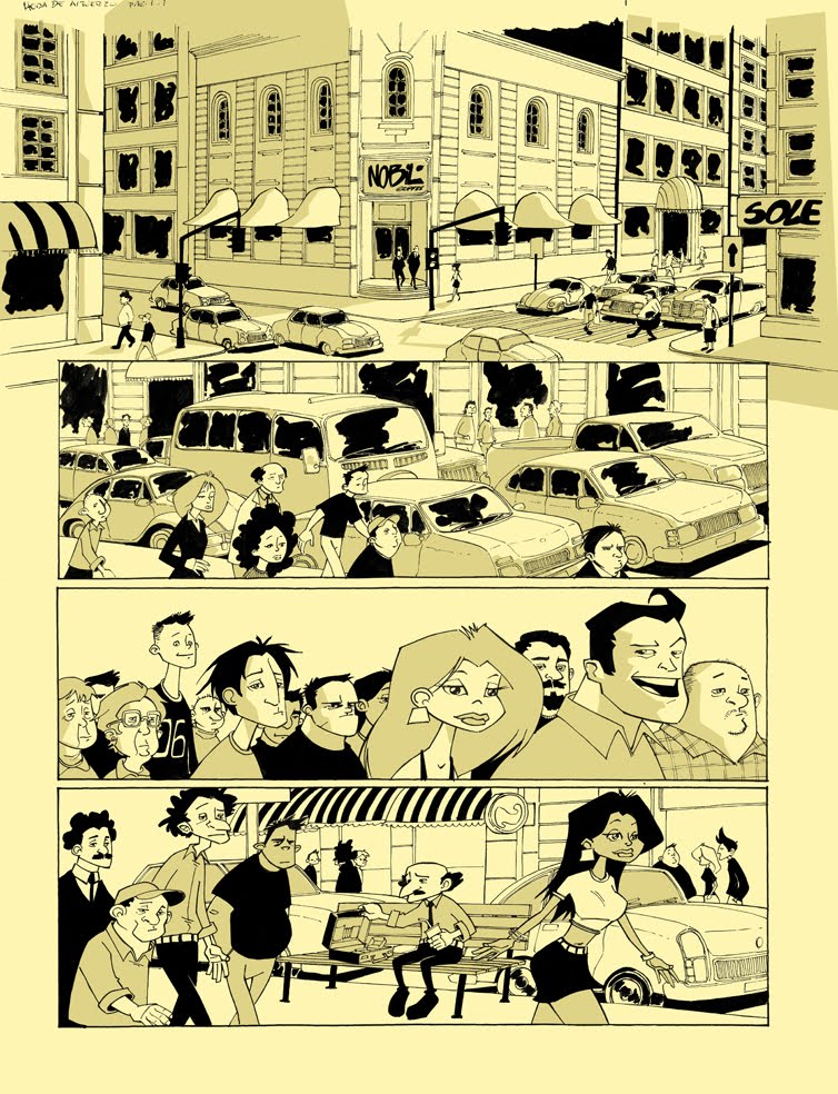 Claudio Muñoz Portfolio: CARTOON COMICS