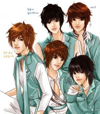 SS501 My idol: GOMINAM IDOL SS501 CARTOON VERSION CUTE