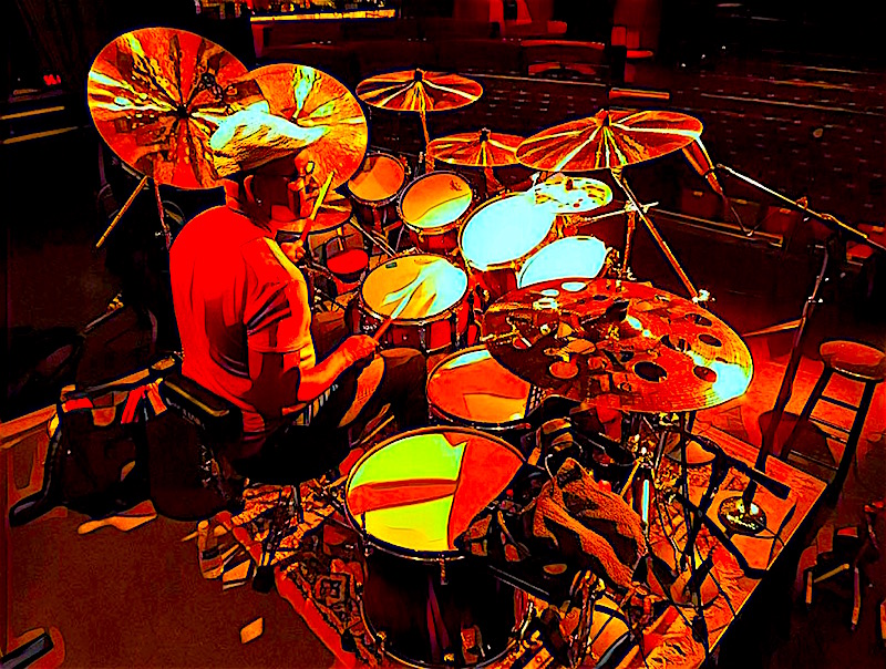 Simon Phillips Cymbal Setup