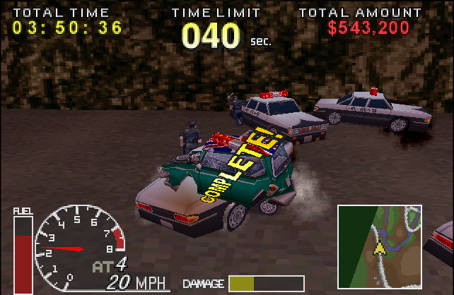VGJUNK: FELONY 11-79 / RUNABOUT (PS1)
