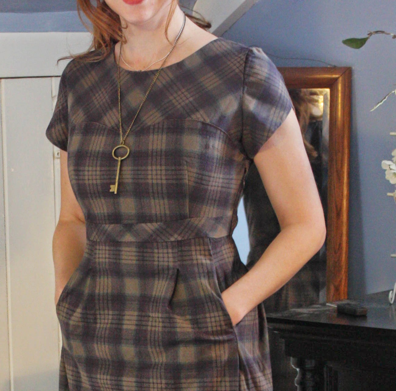 craftyNHmom: finally - Plaid Colette Macaron