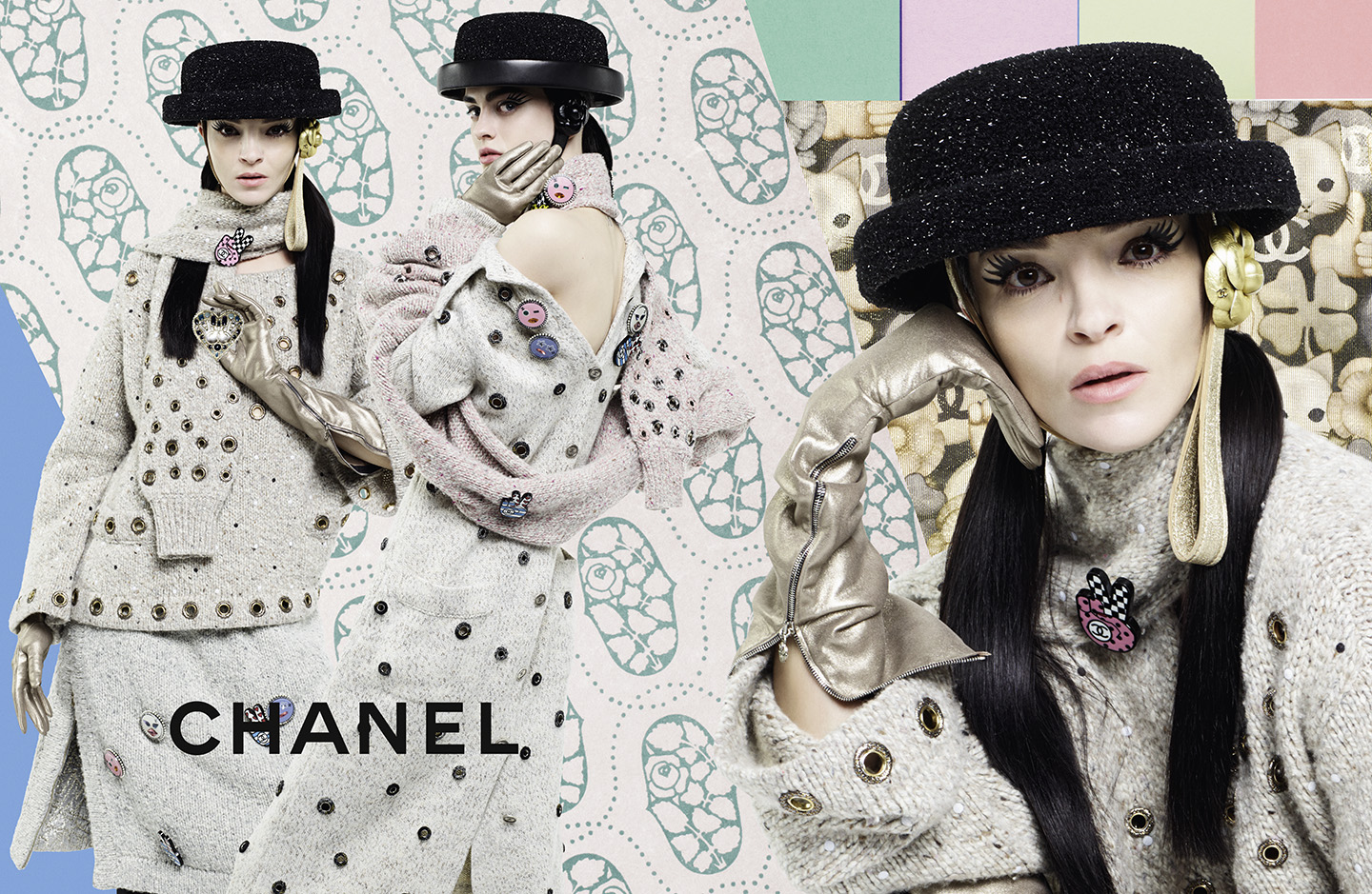 Ad Campaign: Chanel Fall/Winter 2016.17: Mariacarla Boscono & Sarah ...