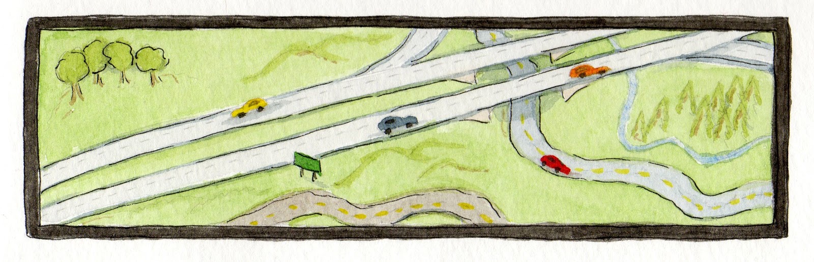 October House blog - quiet colors and gentle stitches: A Map for Drawing