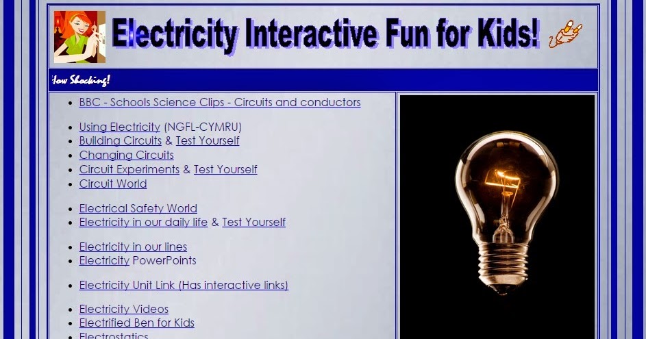 Maths, Science, ... Year 6: Electricity Interactive Fun for kids!