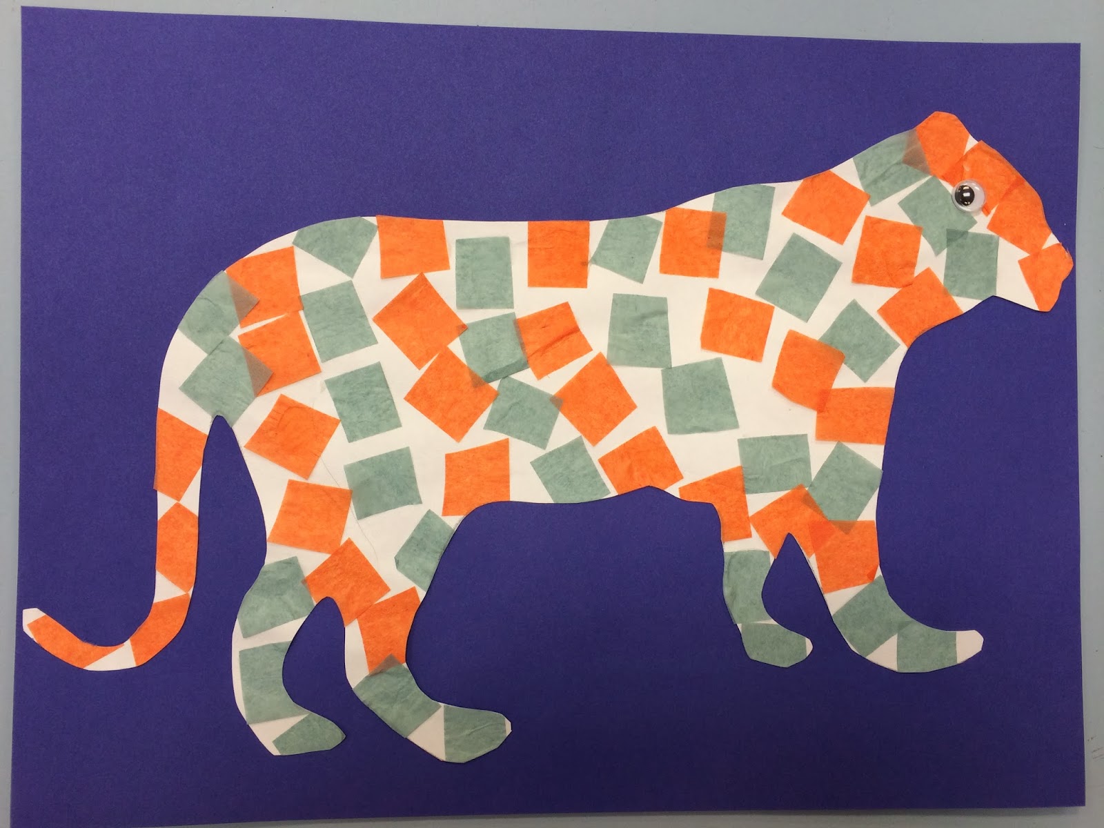 Mini Crayons: Animal Mosaics