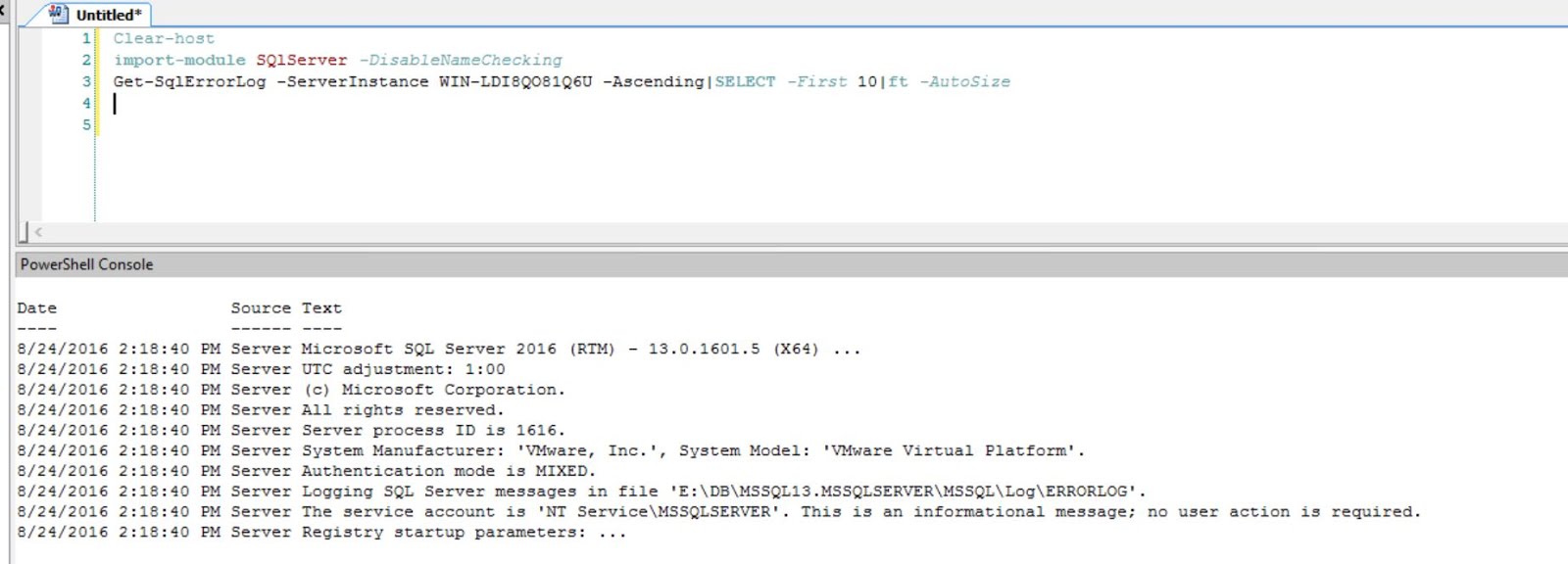 Sql Server Technet Sql Server 2016 Sqlserver Powershell Module And