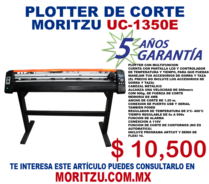 Moritzu México: plotter de corte, planchas de sublimación todo en Moritzu México