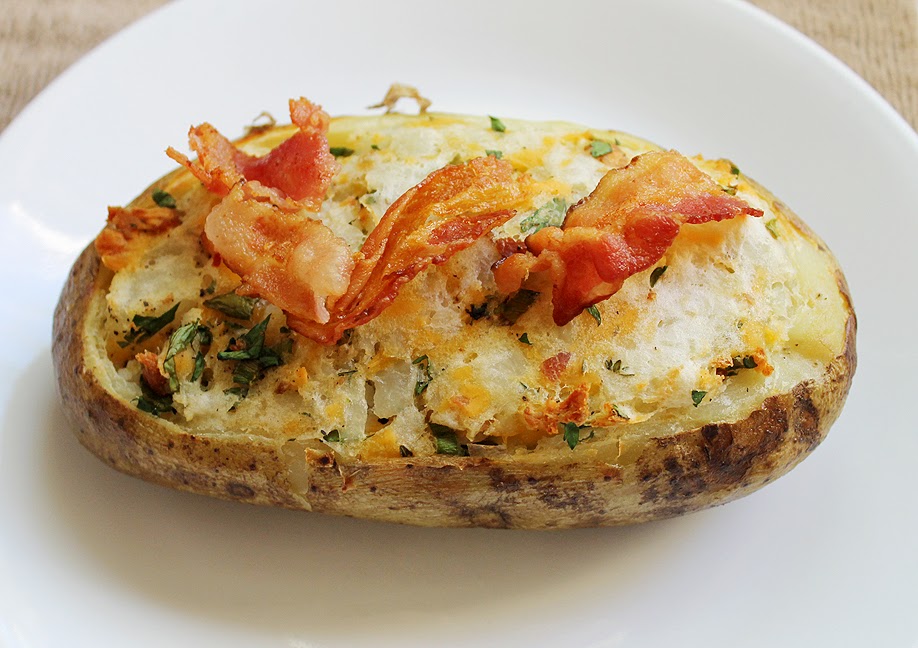Artistic Life: Double Baked Potato Boats with Bacon