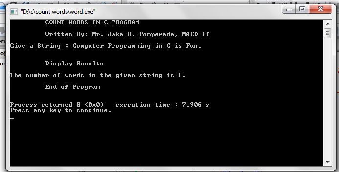 Free Programming Source Codes and Computer Programming Tutorials: Count ...