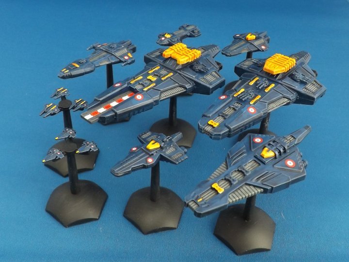 Tabletop Fix: Brigade Models - New EuroFed Spaceships