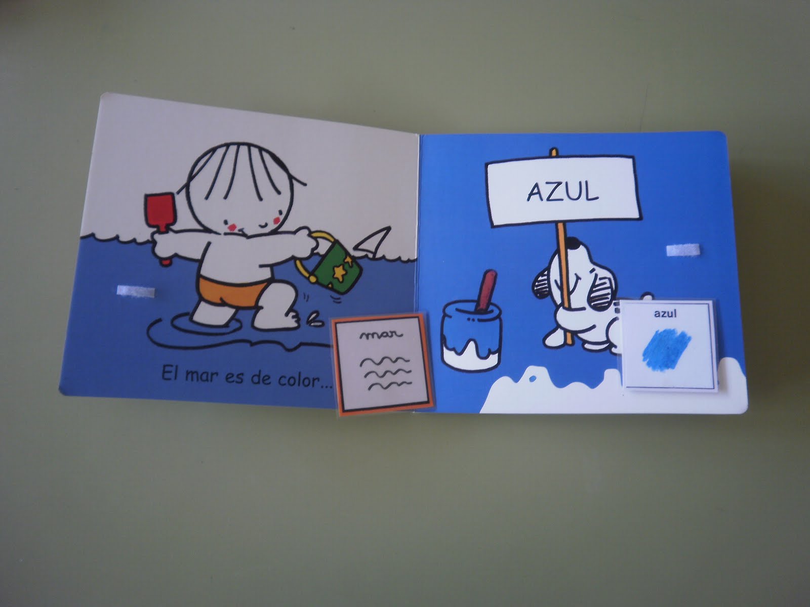 Compartimos ilusiones:: Cuento de pictogramas: Los colores.