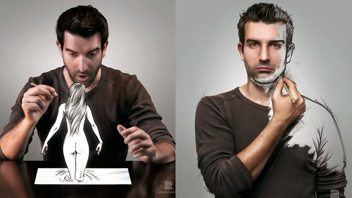 AKIWA ART: Magnificent Self Portrait "The Sketch of a Life" by ...