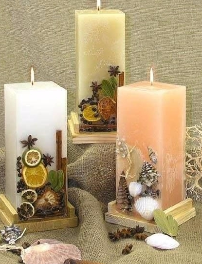 20 Hermosas ideas de cómo decorar velas para toda ocasión ~ Haz ...