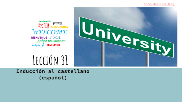 34 CLASE COMPLETA DE ESPAÑOL: SPANISH - A C N E A E