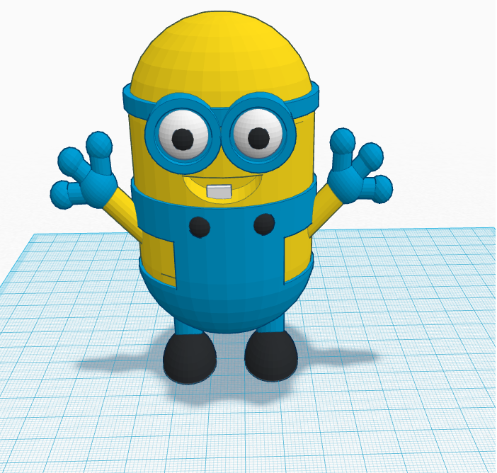 CarlosInfo4: Tinkercad: Proyecto Minion