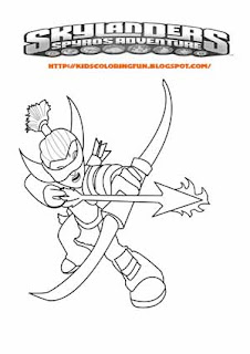 Skylanders Flameslinger Coloring Pages