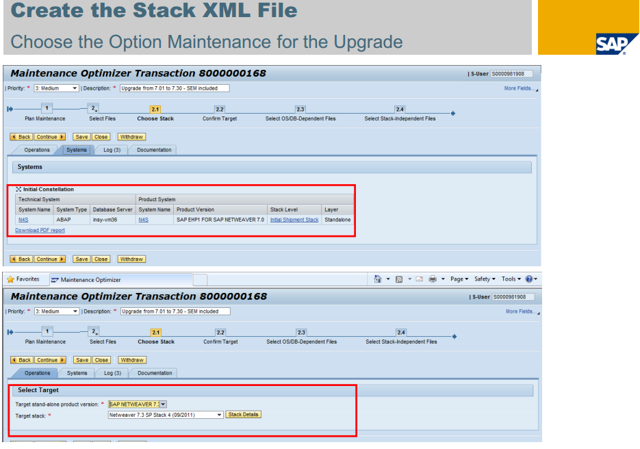 How To Create Stack Xml File Screens Step By Step Sap Basis Answers Sap Basis Admin Blog