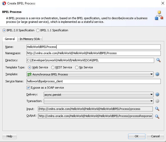 SOA 12c - HelloWorld