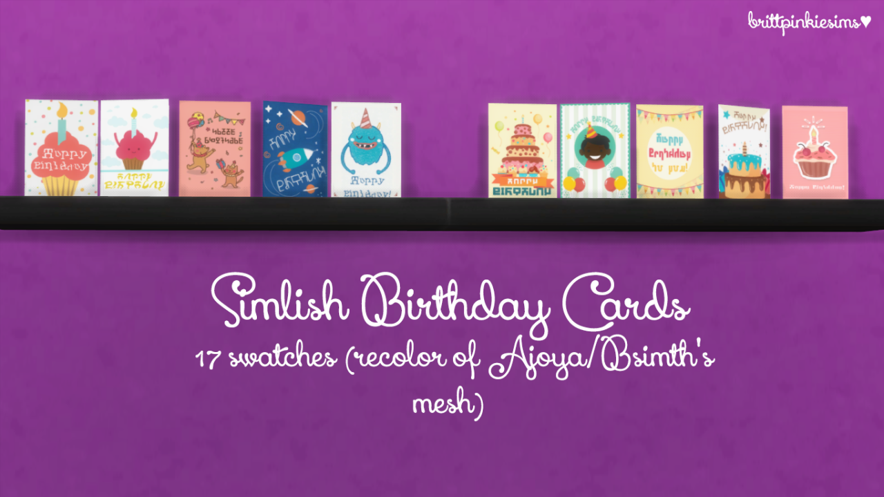 The Sims 4: Birthday Party Set ~ Nathys Sims