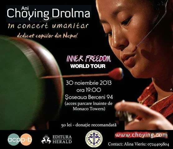 Ani Choying Drolma va cânta la București pe 30 noiembrie | ici-colo.ro ...
