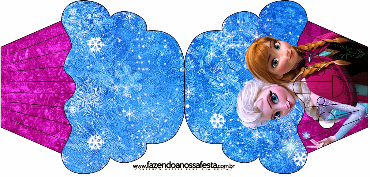 Frozen Azul y Purpura: Invitaciones para Impimir Gratis. - Ideas y ...