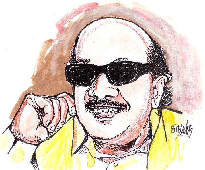 CLIP ARTS AND IMAGES OF INDIA: Kalaignar Mu Karunanidhi - 002