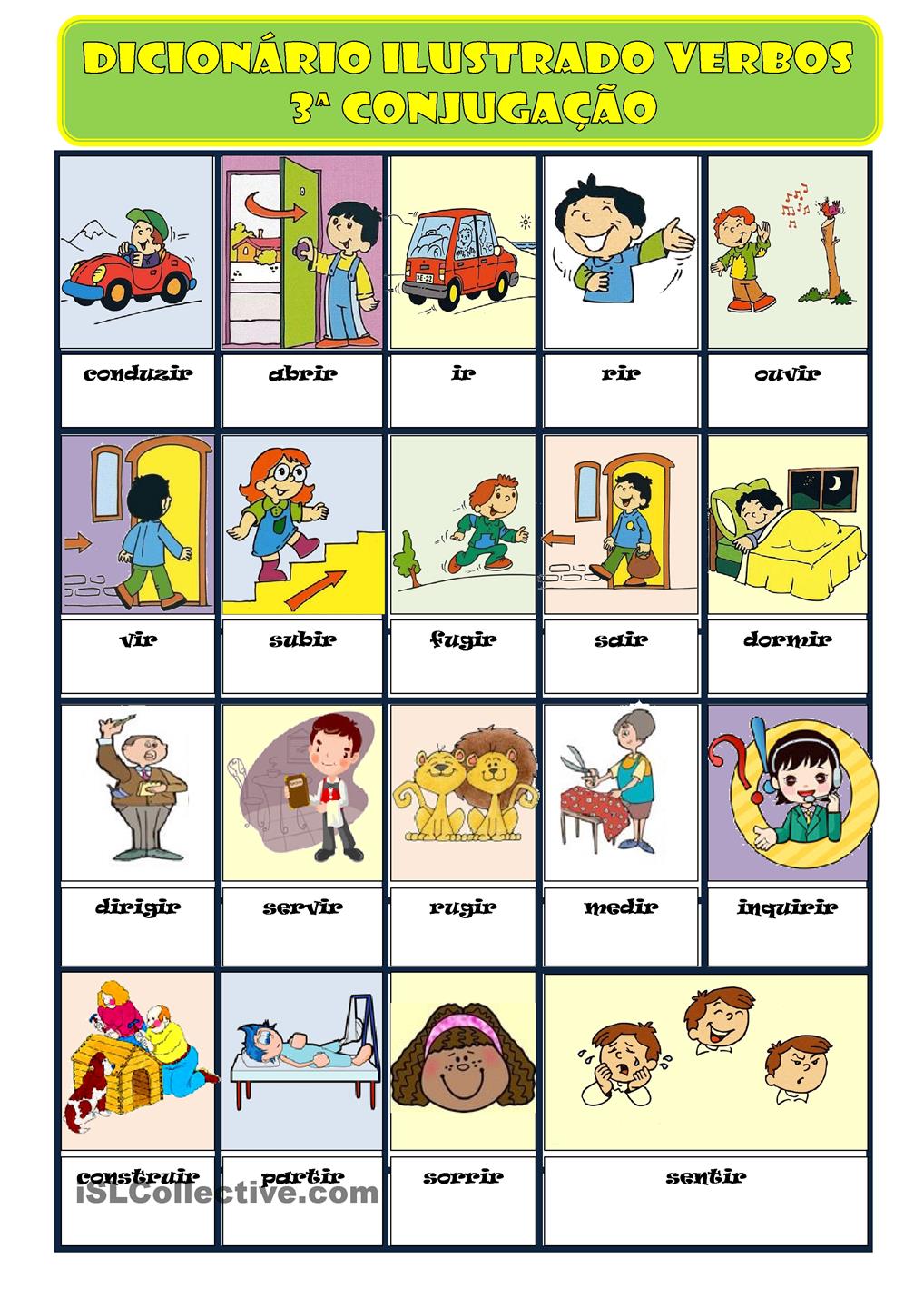 PORTU ESCOLA: Verbos -AR -ER -IR