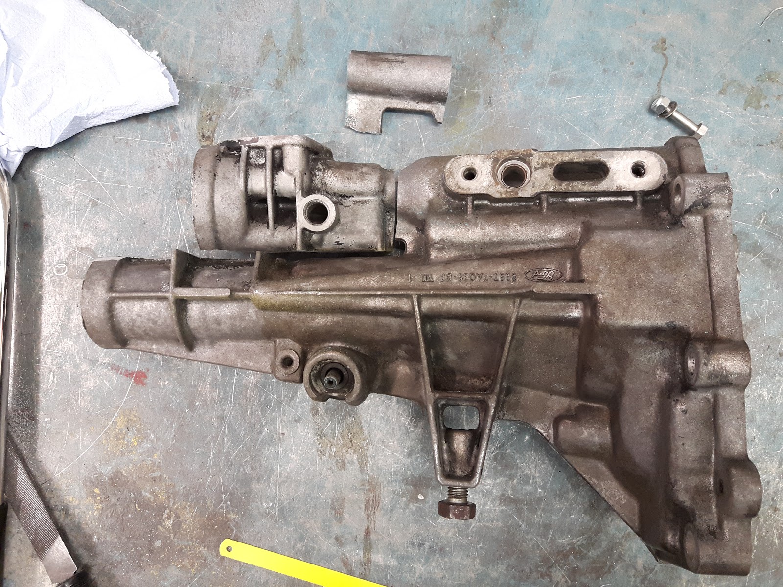 Sunbeam Alpine Series 3 conversion to V6 2.8: type 9 gearbox "shortening"