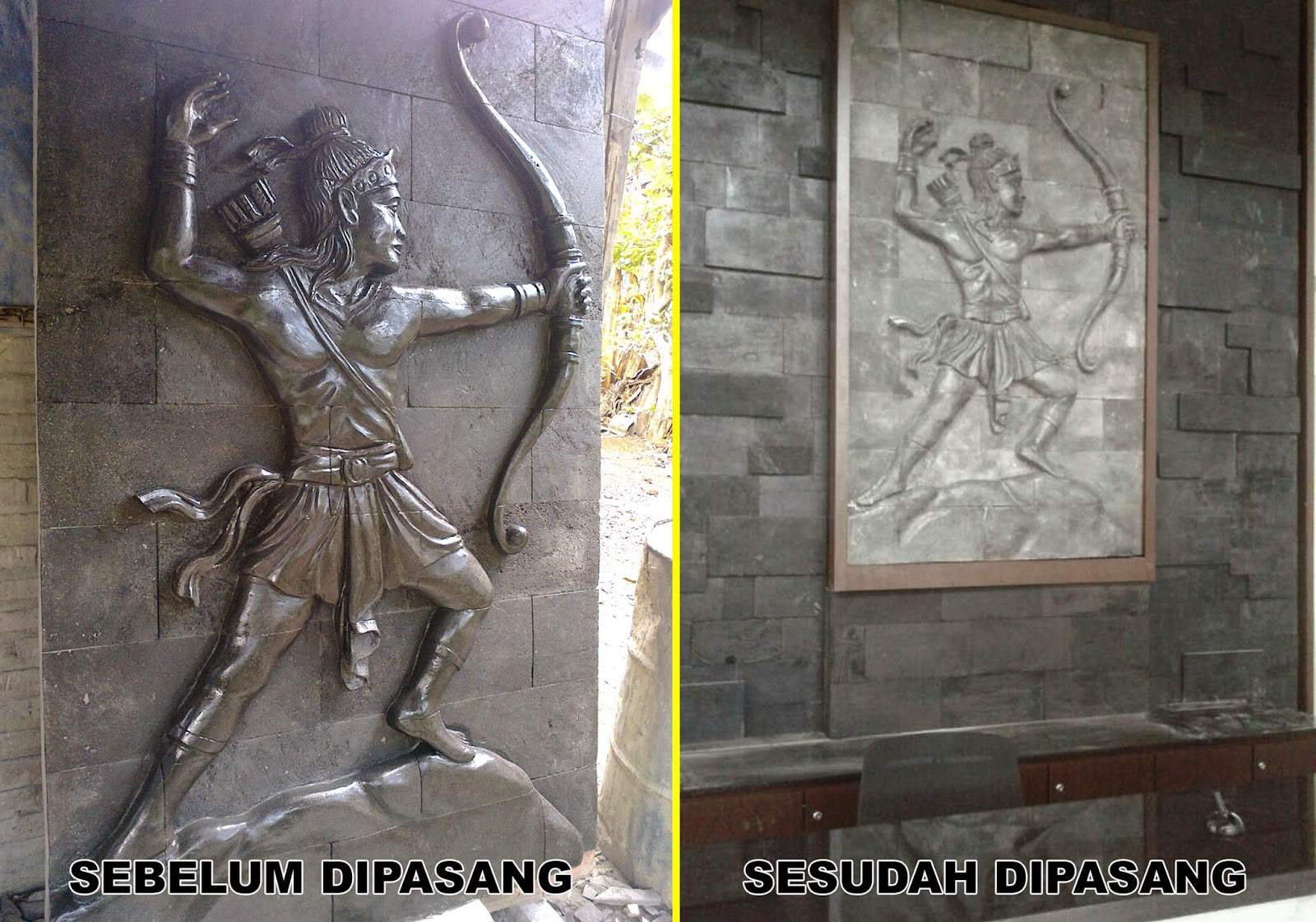 Relief Batu Candi | Kerajinan Marmer Tulungagung