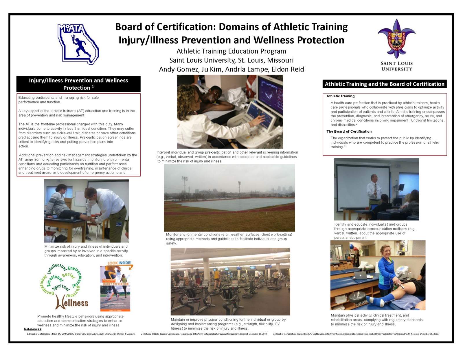 Saint Louis University Athletic Training Program: SLU AT Students ...