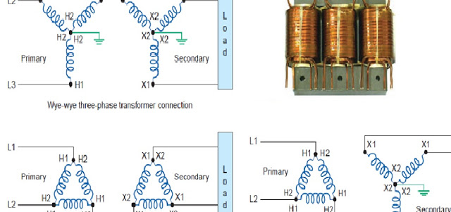 Common Star and Delta Transformer Connections | Electrical Engineering ...