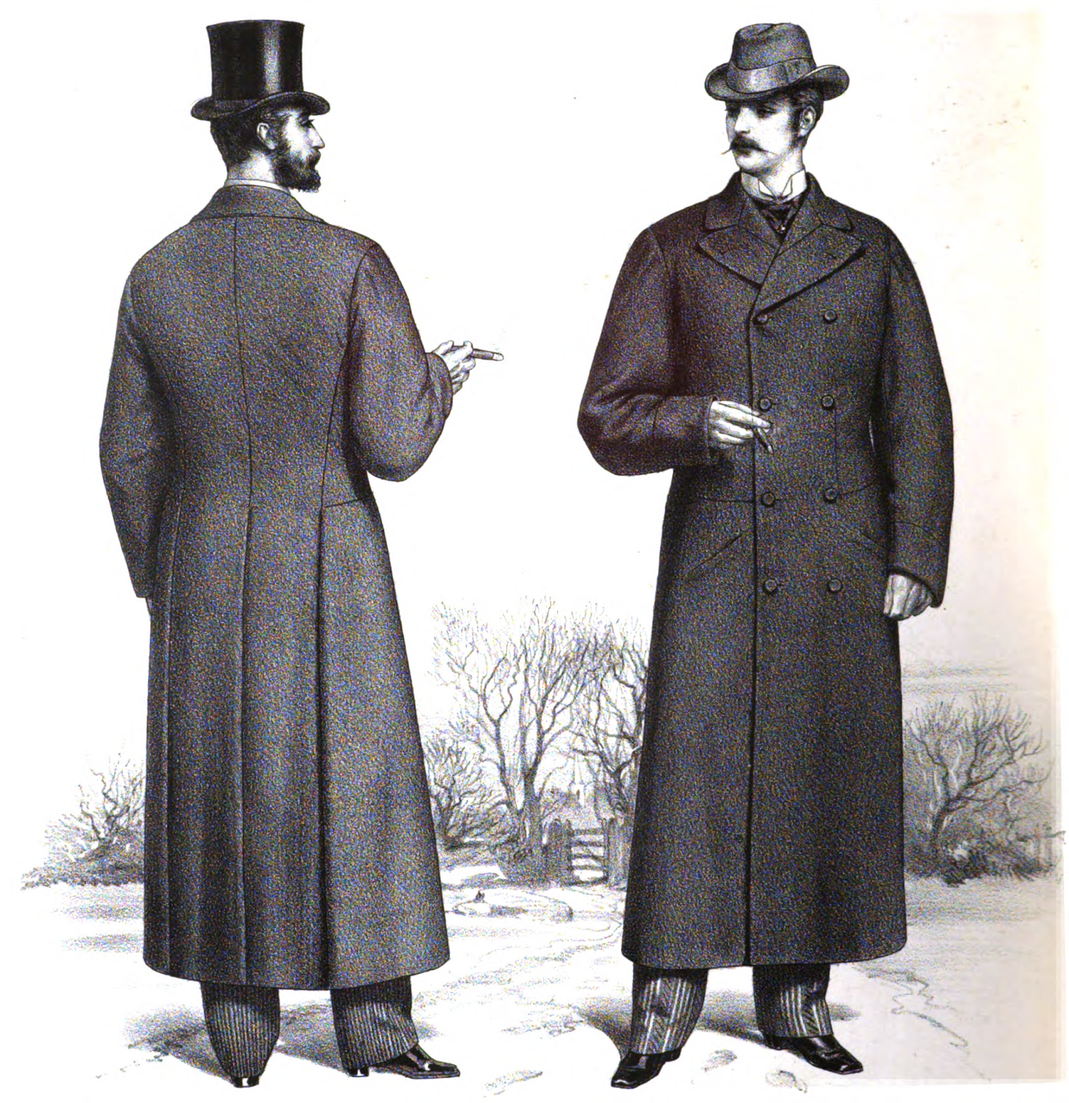 19th Century Historical Tidbits: 1872 Men's Fashions