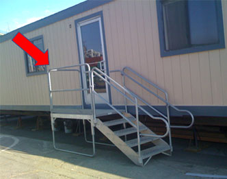 Aluminum Portable Steps Landings