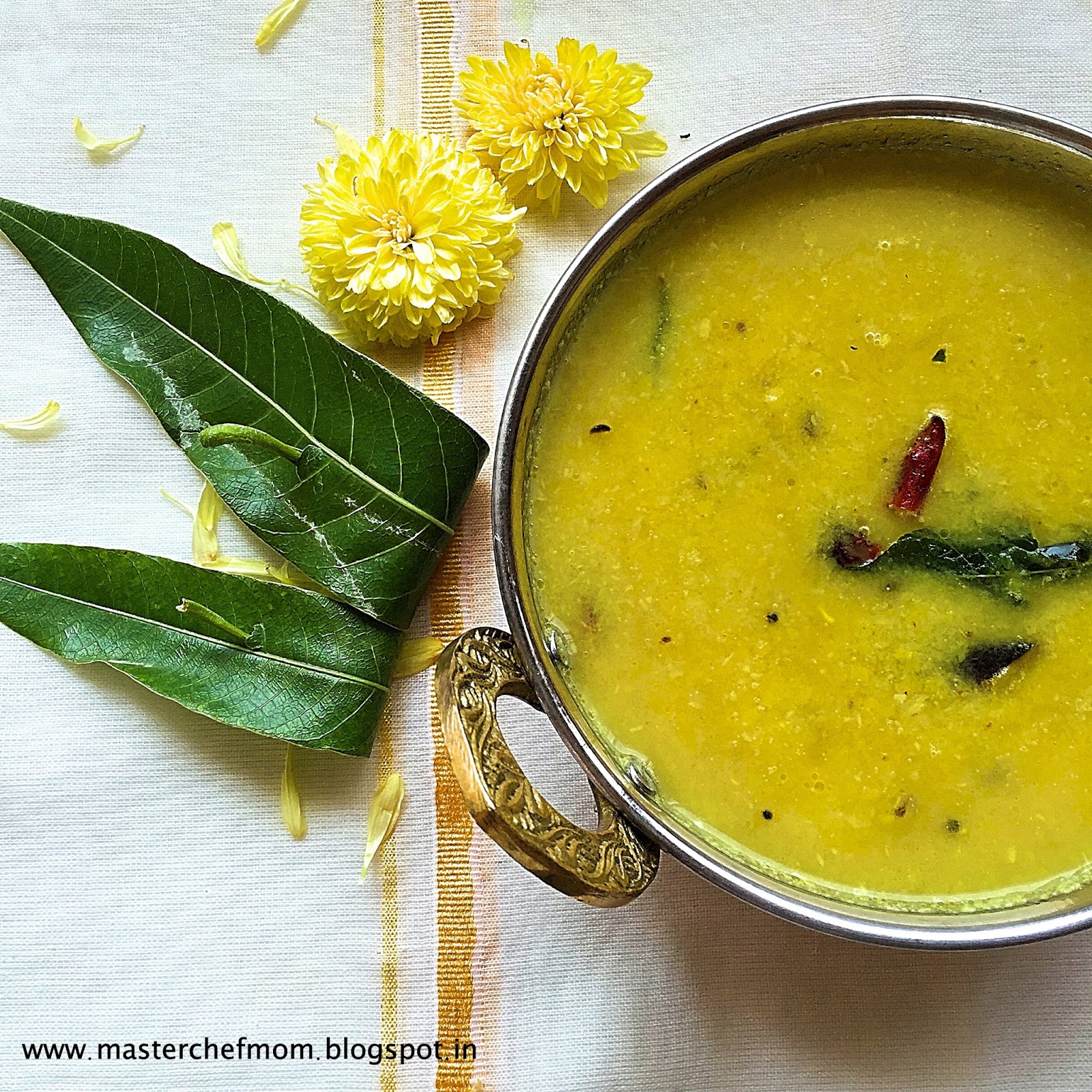 MASTERCHEFMOM: Parippu Curry | Kerala Style Dal Fry | Gluten Free and ...