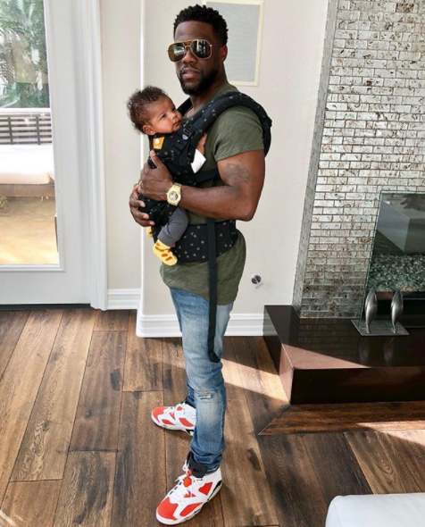 Kevin Hart Shares Photo With Baby Kenzo As He Turns 2 Months - FOW 24 NEWS